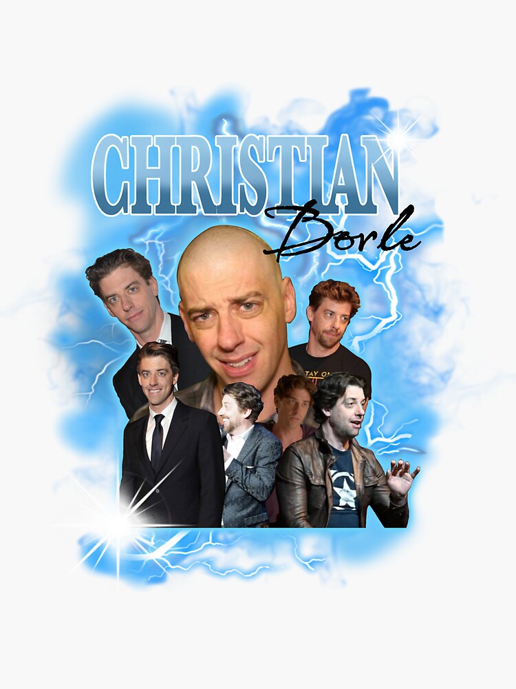 "Bald Borle" Sticker for Sale by bodiless-entity | Redbubble