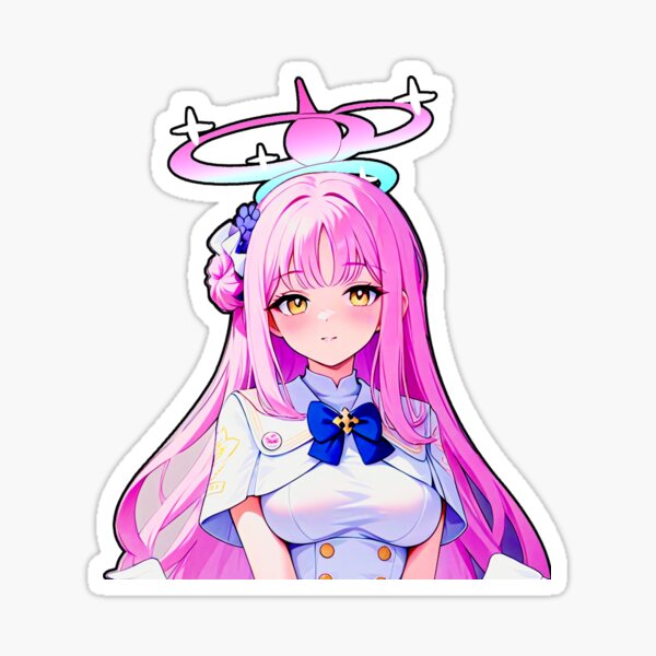 "Misono Mika blue archive Stickers T-shirt Waifu blue archive the ...