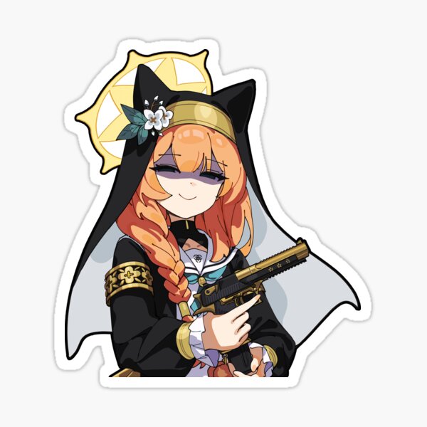 "Blue archive meme Iochi Mari meme Blue archive sticker waifu" Sticker ...