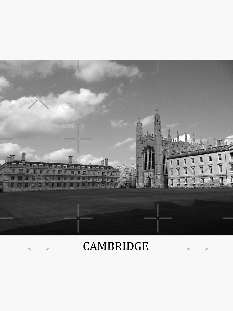 "Cambridge University - Black & White" Sticker for Sale by Copperpotter ...