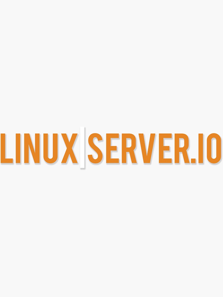 "Linuxserver logo full size" Sticker for Sale by alexktz | Redbubble