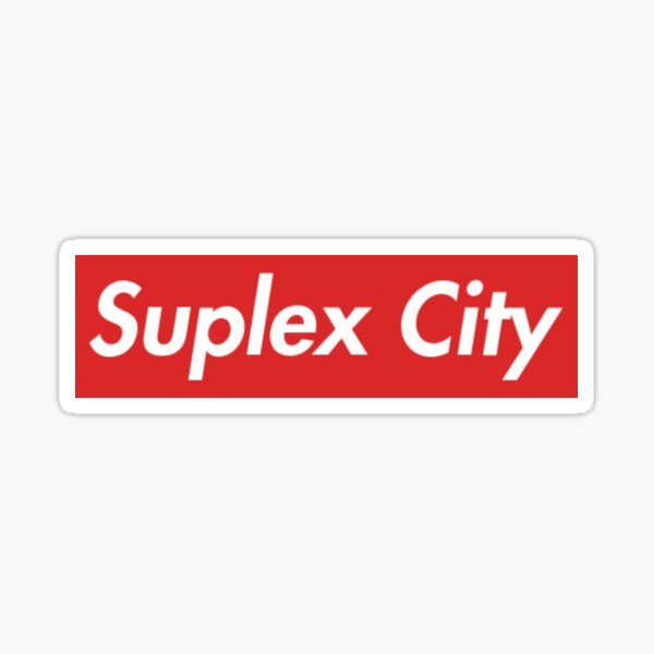 Suplex City Stickers | Redbubble