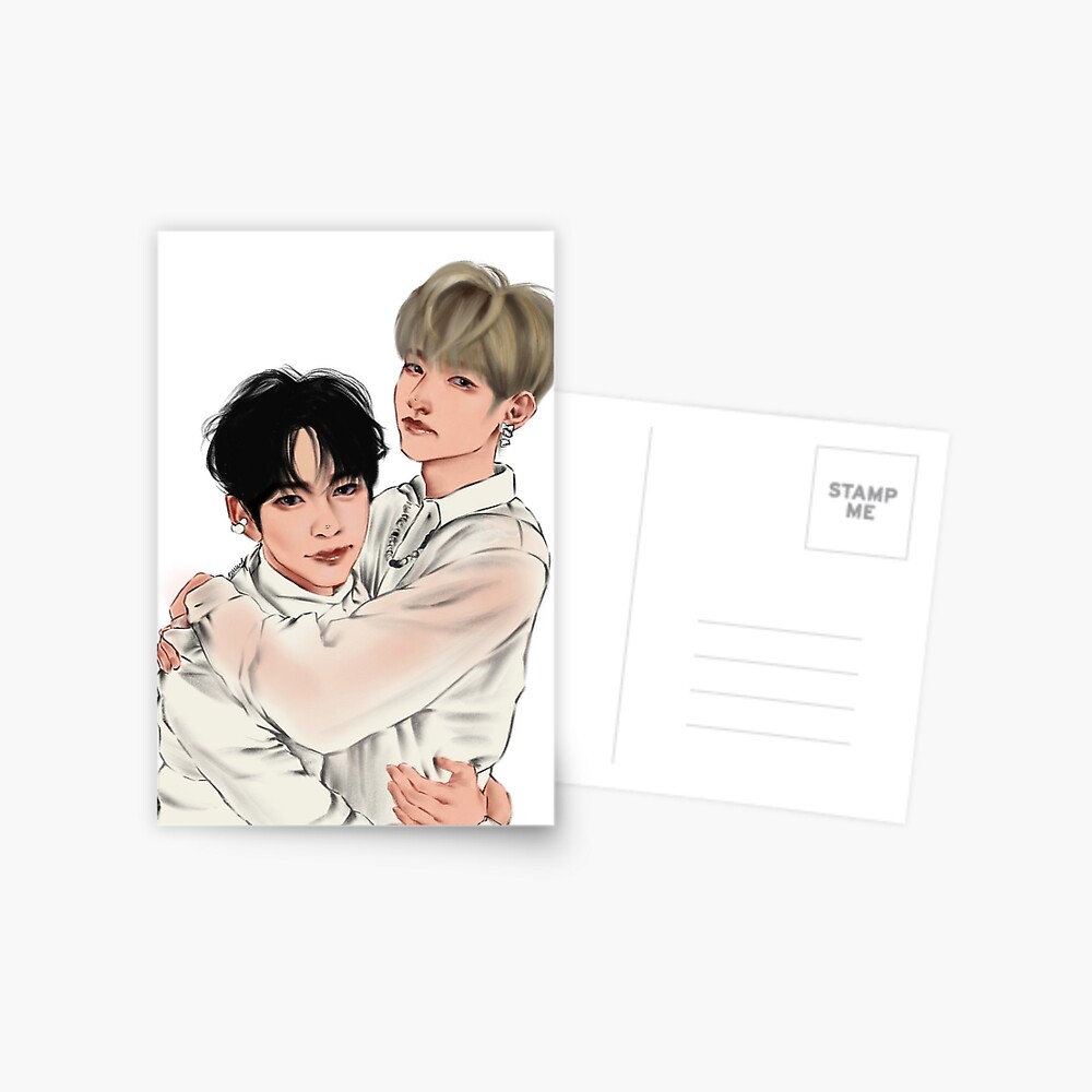 "ZEROBASEONE Zhang Hao & Hanbin Digital Art" Sticker for Sale by ...