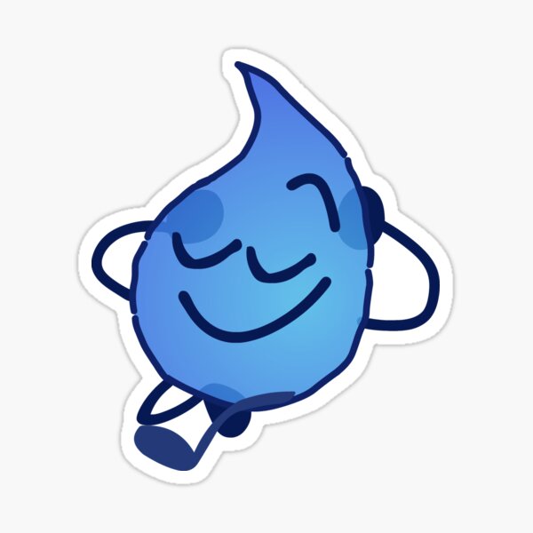 "BFB Teardrop " Sticker for Sale by Pixiefunpup | Redbubble
