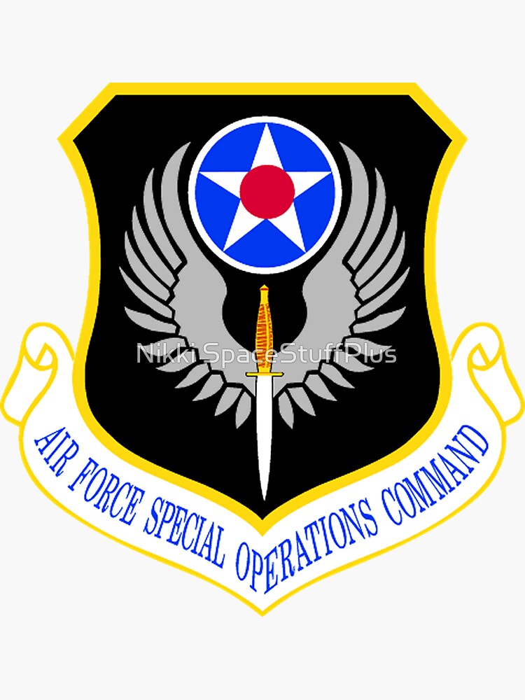 "Air Force Special Operations Command (AFSOC) Crest" Sticker for Sale ...