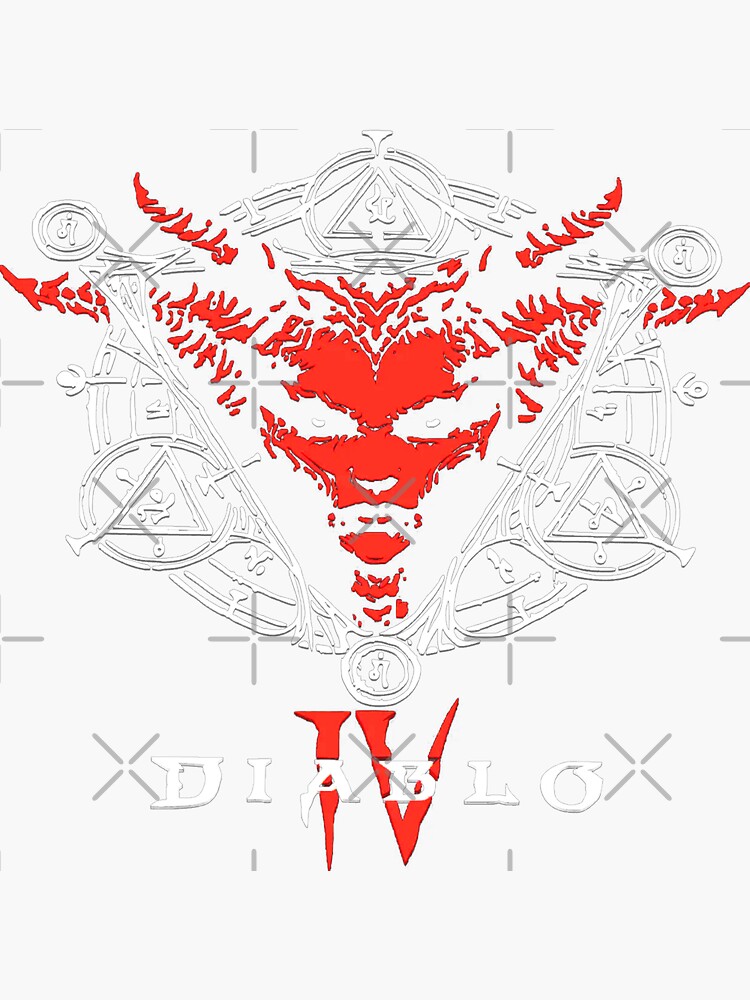 "Diablo 4 Video Game, Diablo IV BOOOOOM" Sticker for Sale by ...