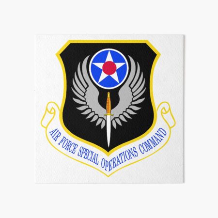 "Air Force Special Operations Command (AFSOC) Crest" Art Board Print by ...