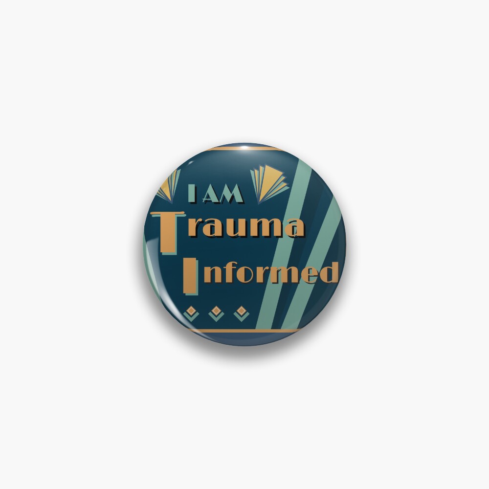 "Art Deco Style I am Trauma Informed" Sticker for Sale by SOBThrive ...