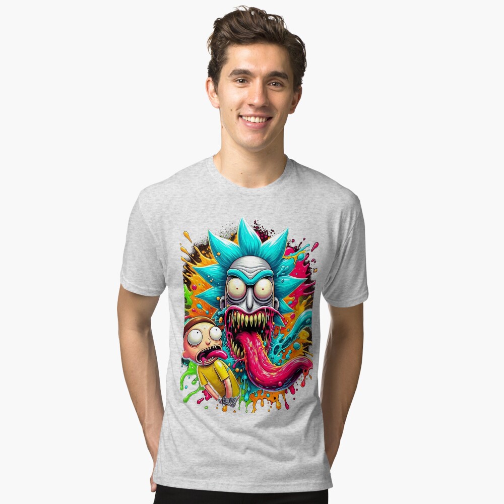 "Evil Rick and Morty" Sticker for Sale by Uraharashoten | Redbubble