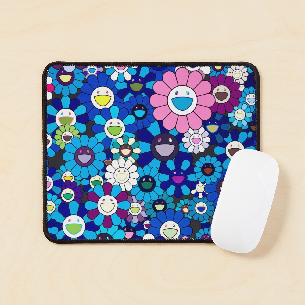 "Takashi Murakami Blue Flowers Art Prints Hypebeast Kaws Supreme ...