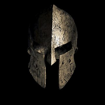 "Spartan Sparta Warrior Helmet " Art Board Print for Sale by vladocar ...