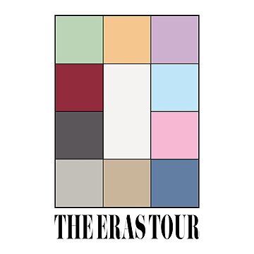 "Eras: Minimalist Tour Poster Post-TTPD" Sticker for Sale by ...