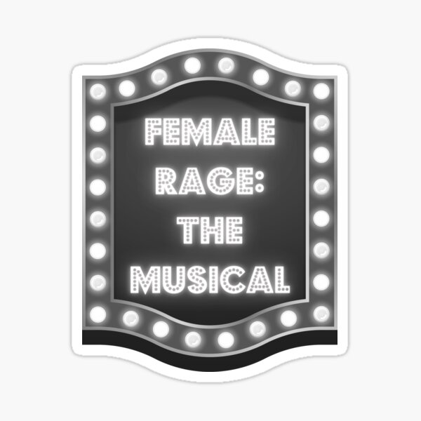 "Female Rage: The Musical TTPD Eras Tour" Sticker for Sale by doria ...