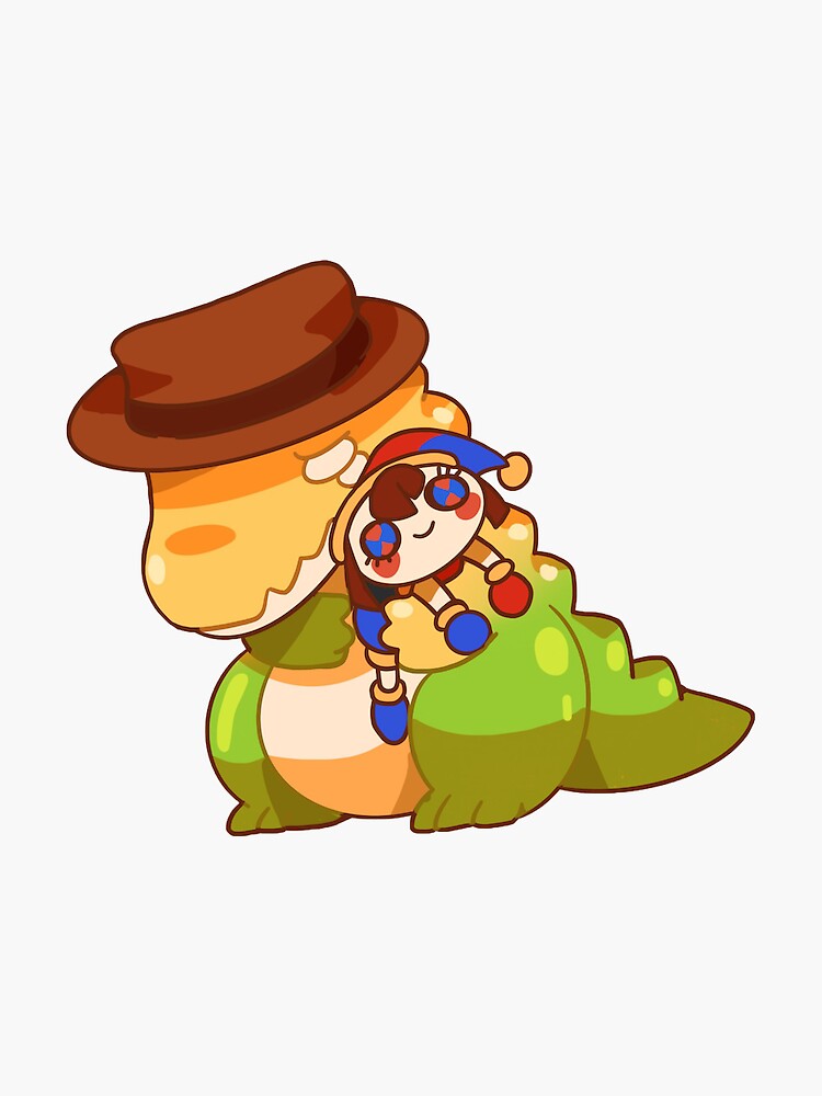 "gummigoo holding his best friend" Sticker for Sale by Monadupon ...