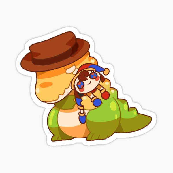 "gummigoo holding his best friend" Sticker for Sale by Monadupon ...