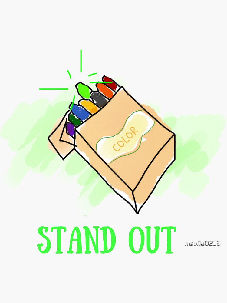 "Stand Out - Be the Brightest Crayon in the Box Instructional Journal ...