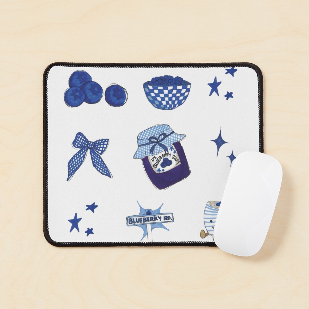 "Multiple Hand Drawn Blueberry Themed " Sticker for Sale by ...