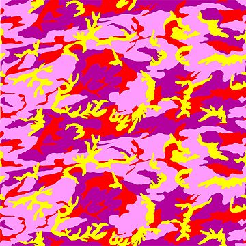 "retro unique custom camo pattern" Sticker for Sale by LaughingProf ...