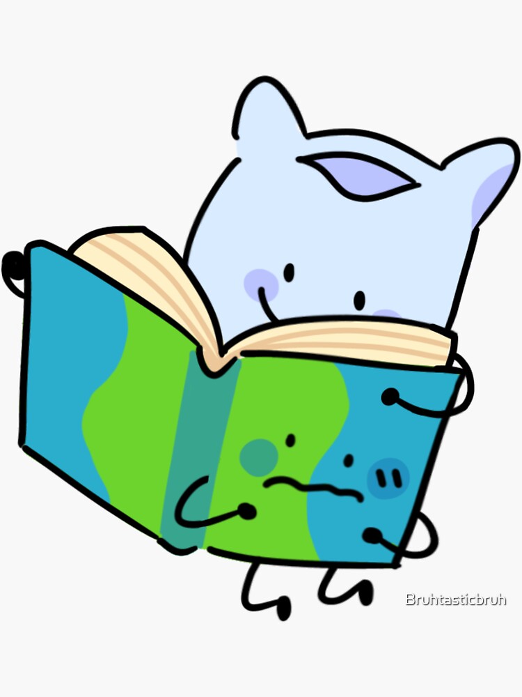 "Pillow and Book (TPOT) [BFDI]" Sticker for Sale by Bruhtasticbruh ...