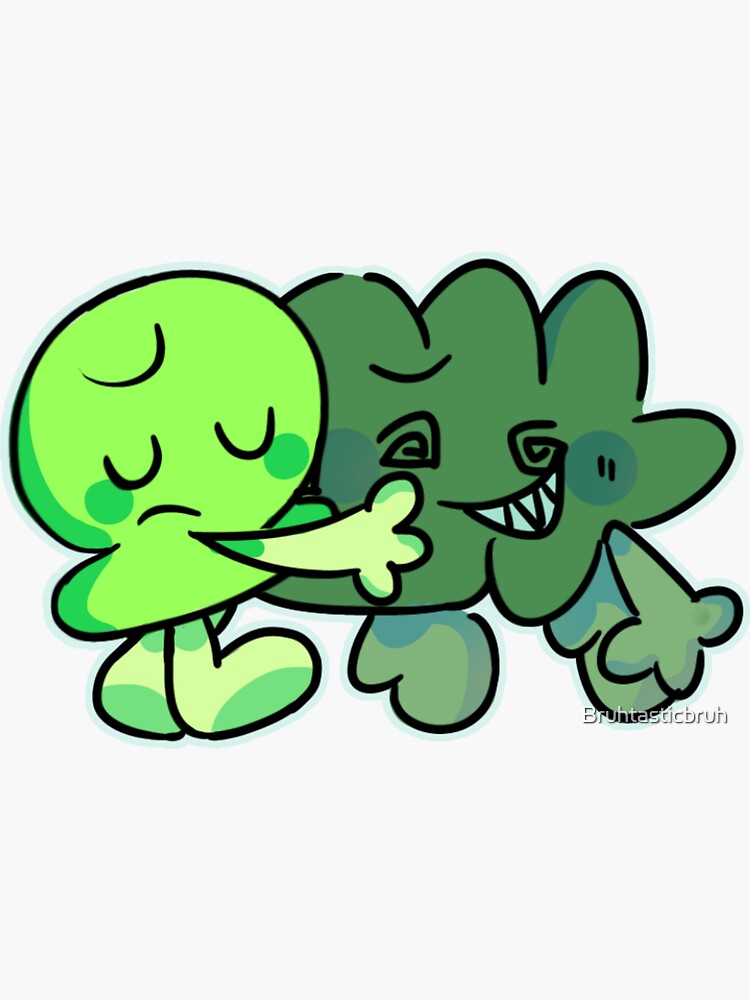 "Two and Fourteen (XFOHV) [BFDI]" Sticker for Sale by Bruhtasticbruh ...