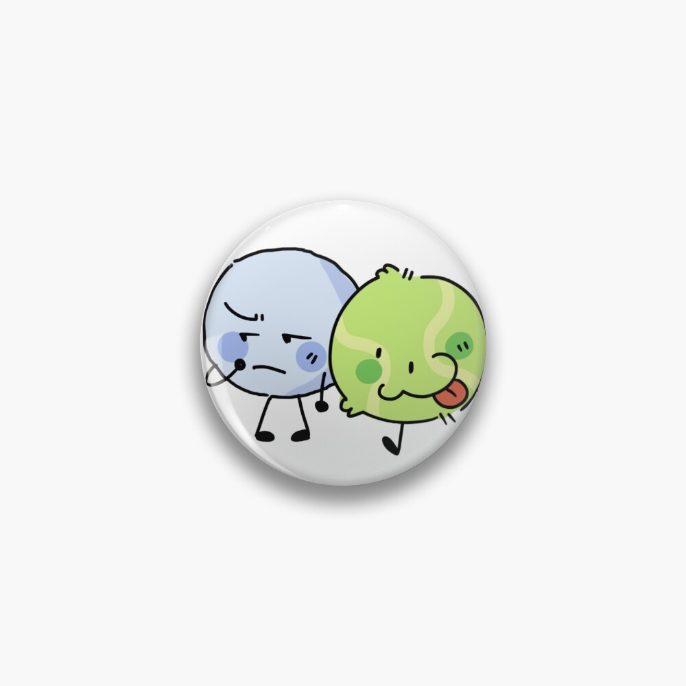"Snowball and Tennisball (TPOT) [BFDI]" Sticker for Sale by ...