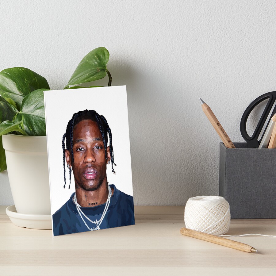 "Travis Scott" Sticker for Sale by elsdigitalart | Redbubble
