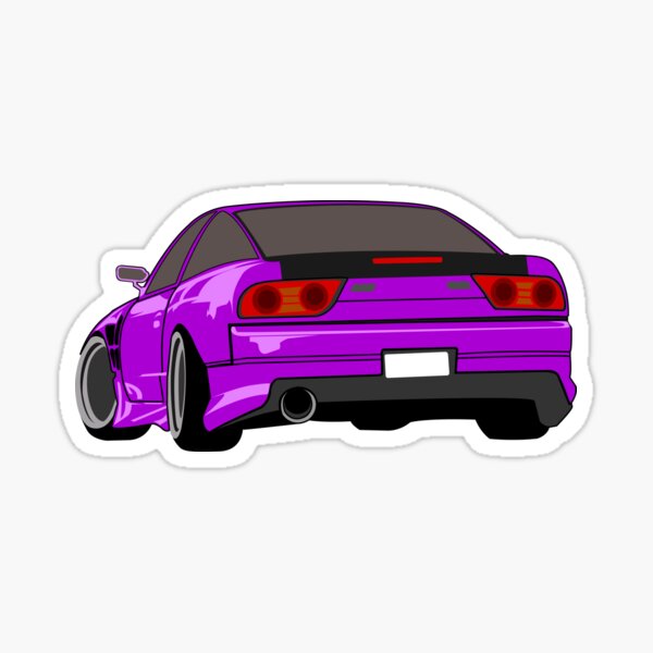 "JDM Car Art Aesthetic Japanese (Purple Edition Standalone)" Sticker ...