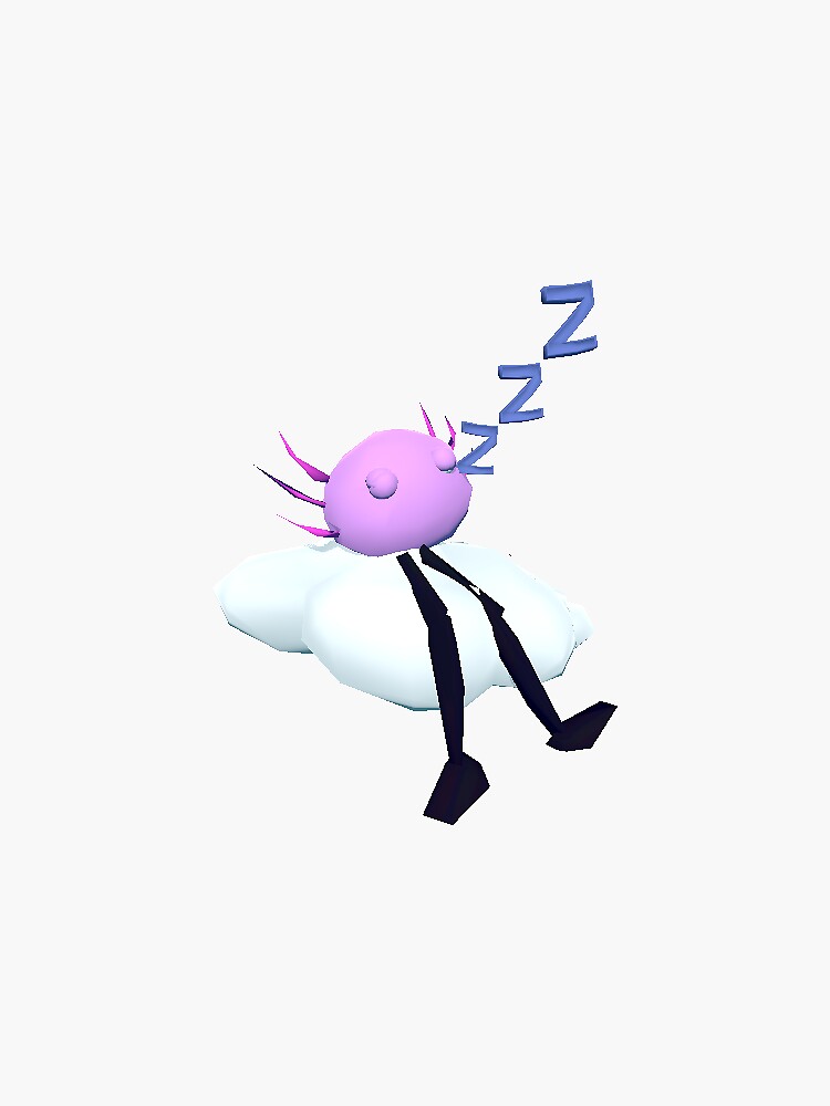 "KinitoPET (Sleeping)" Sticker for Sale by GDDanceFloor | Redbubble