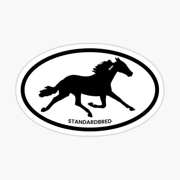 "Standardbred Euro Sticker" Sticker for Sale by KColbyStudios | Redbubble