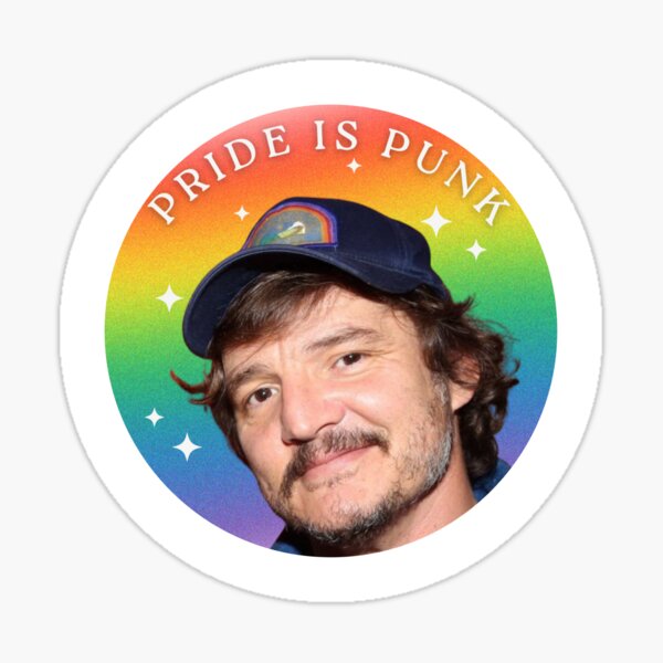 "Pride is Punk - Pedro Pascal Sticker" Sticker for Sale by ...
