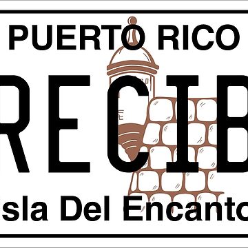 "PR Plate - Arecibo" Sticker for Sale by snxworld | Redbubble