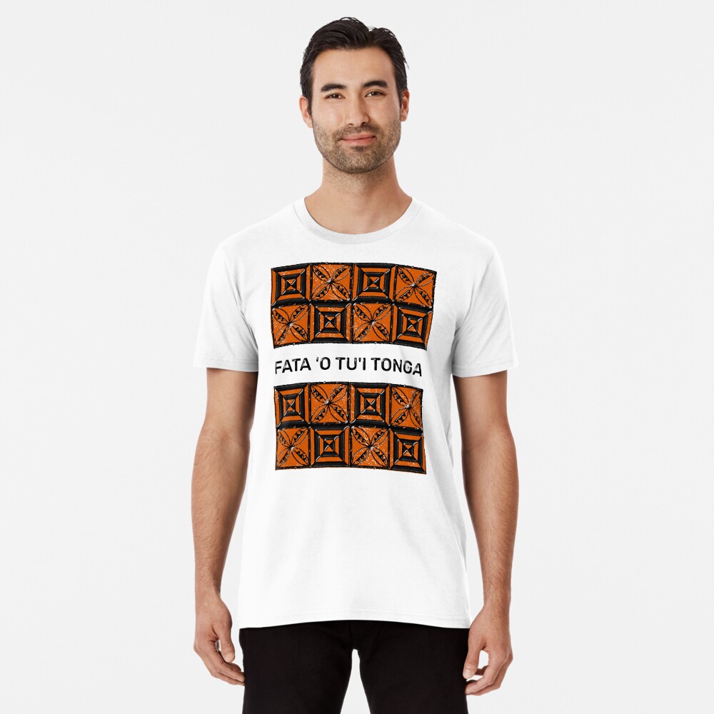 "Fata 'o Tu'i Tonga Traditional Island Tongan Pattern T-Shirt" Sticker ...