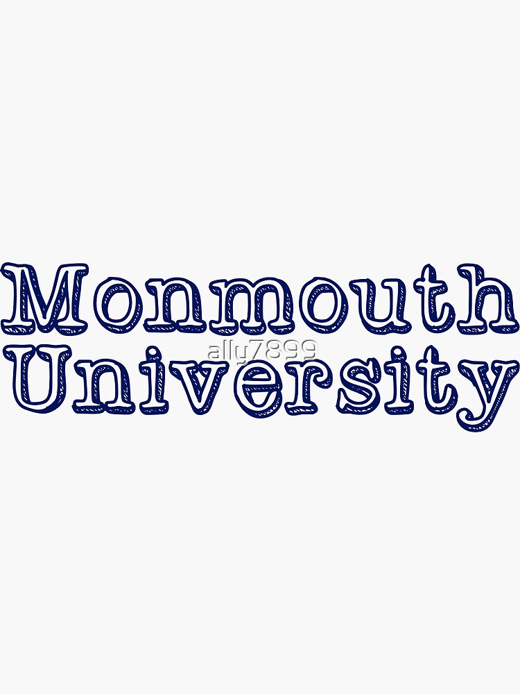 "Monmouth University " Sticker by ally7899 | Redbubble