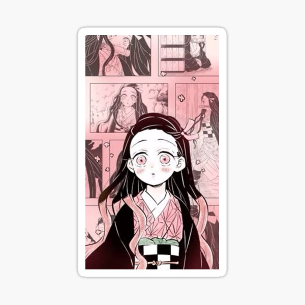 "Nezuko Demon Slayer" Sticker for Sale by DanaMechaela | Redbubble