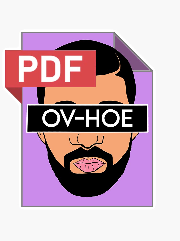 "OV-Hoe " Sticker for Sale by LostSKYstudio | Redbubble