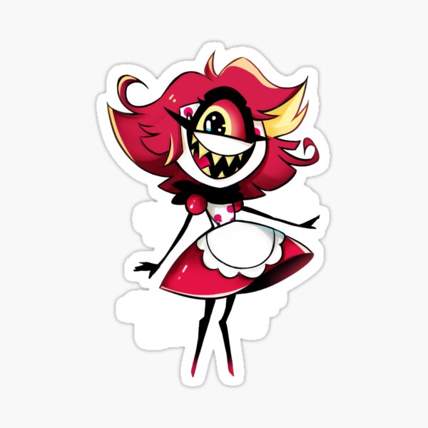 "Niffty Hazbin Hotel Sticker Illustration Maid" Sticker for Sale by ...