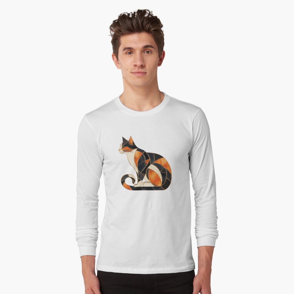 "Art Deco Cat design" Sticker for Sale by FaganStudio6696 | Redbubble
