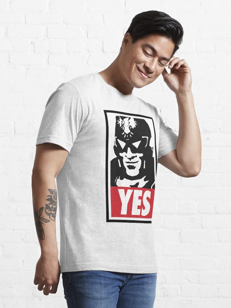 ""YES!"" Essential T-Shirt for Sale by Rebellion765 | Redbubble