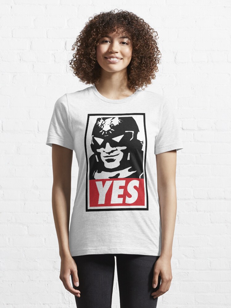 ""YES!"" Essential T-Shirt for Sale by Rebellion765 | Redbubble