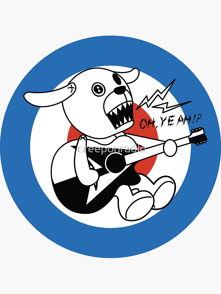 "Buster-kun " Sticker for Sale by creeponradio | Redbubble