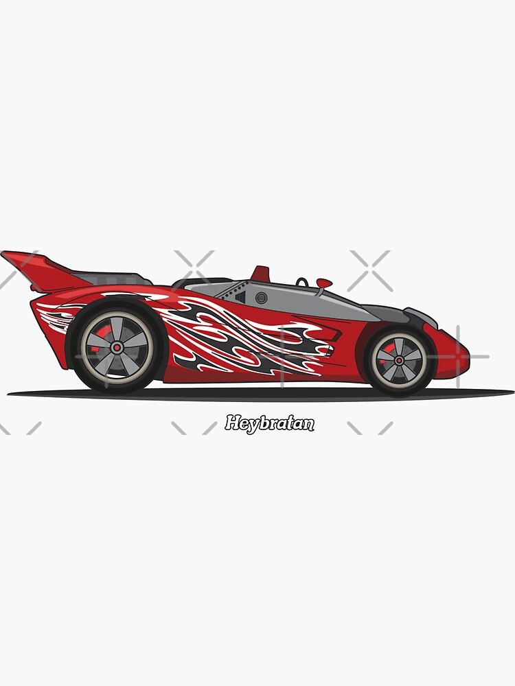 "HW Acceleracers Flathead Furry Vector Art" Sticker for Sale by ...