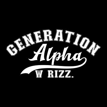 "Generation Alpha - Funny t-shirt for Gen Alpha" Sticker for Sale by ...