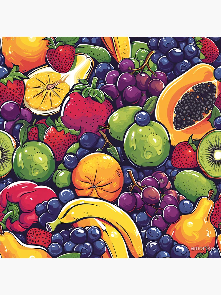 "Fruit Pattern Artwork by Rockstar Games - GTA 5 Cel Shading PNG ...