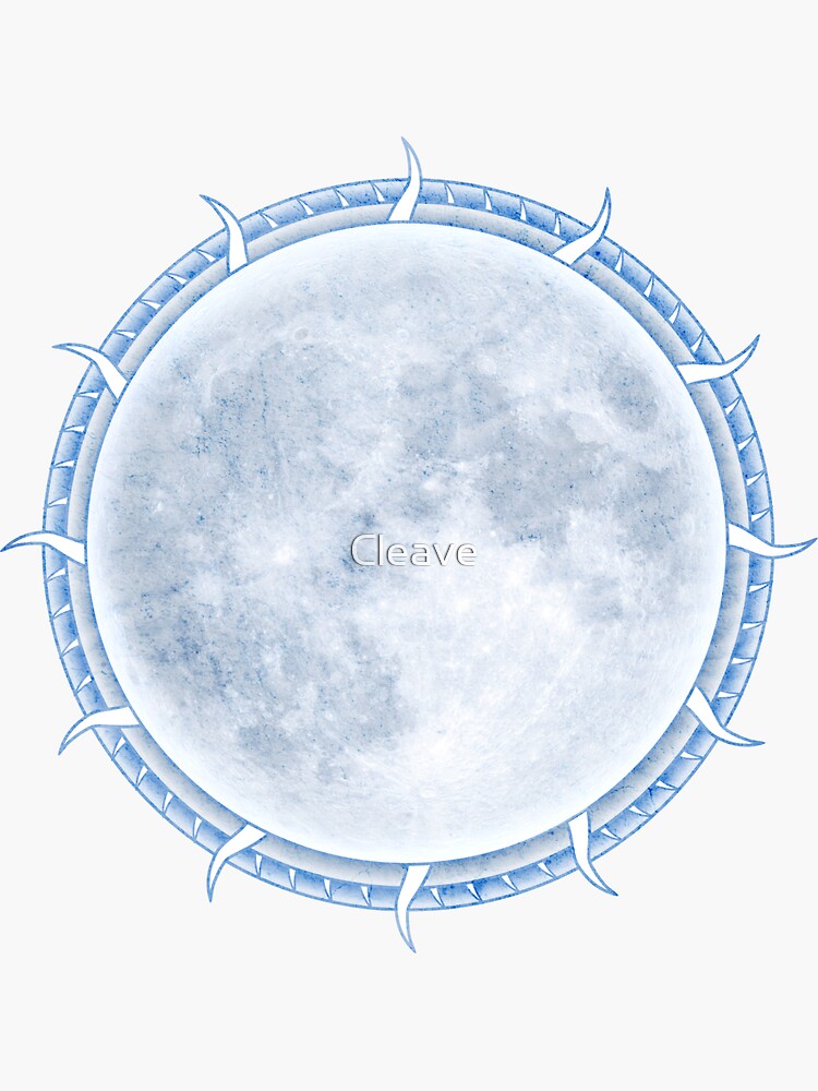 "Grunge Moon" Sticker for Sale by Cleave | Redbubble