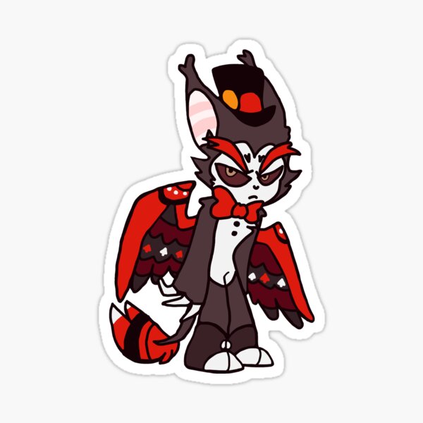 "Husk Hazbin Hotel" Sticker for Sale by Flame-Ghost | Redbubble