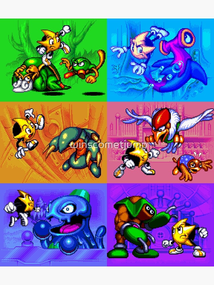 "Ristar Credits" Poster by winscometjump | Redbubble