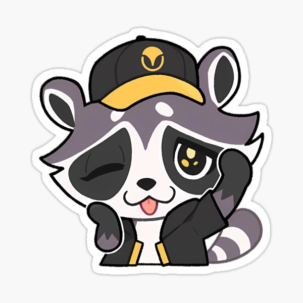 "Raccoon Traiblazer | Honkai: Star Rail" Sticker for Sale by Verthalies ...