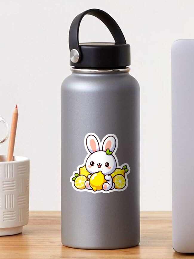 "Bunny with Lemon" Sticker for Sale by Delidream | Redbubble