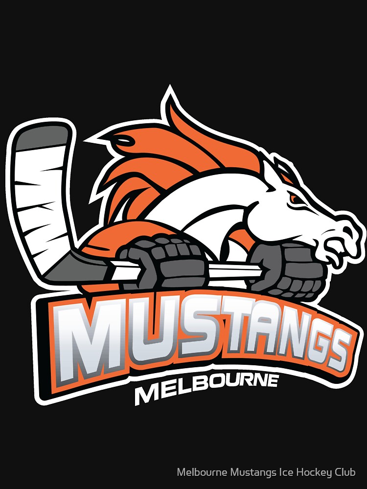 "Melbourne Mustangs Classic White Logo" Lightweight Hoodie for Sale by ...