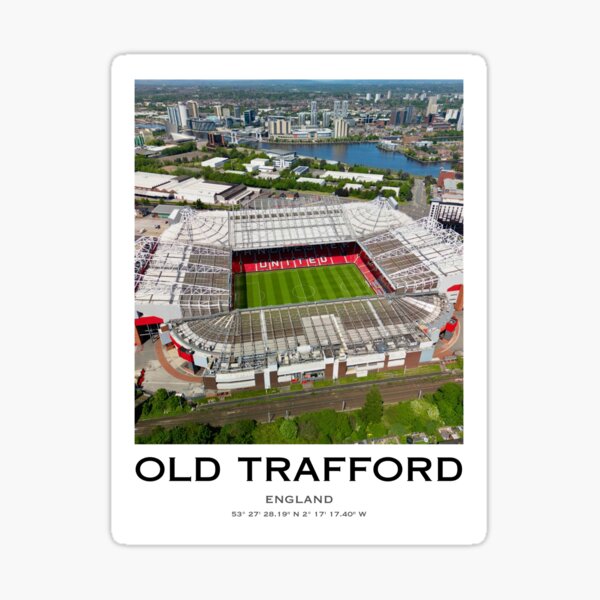 "Old Trafford poster / travel wall art / England vacation / photography ...